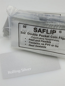 SAFLIP Coins Holder (2" x 2") (Pack of 50) | Buy Silver Malaysia